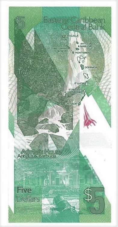 East Caribbean Polymer Banknote UNC (Neu (gemäss Beschreibung)) in ...