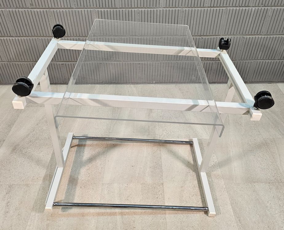 Service Wagen Plexiglas Industriedesign Rollwagen Trolley (Gebraucht ...