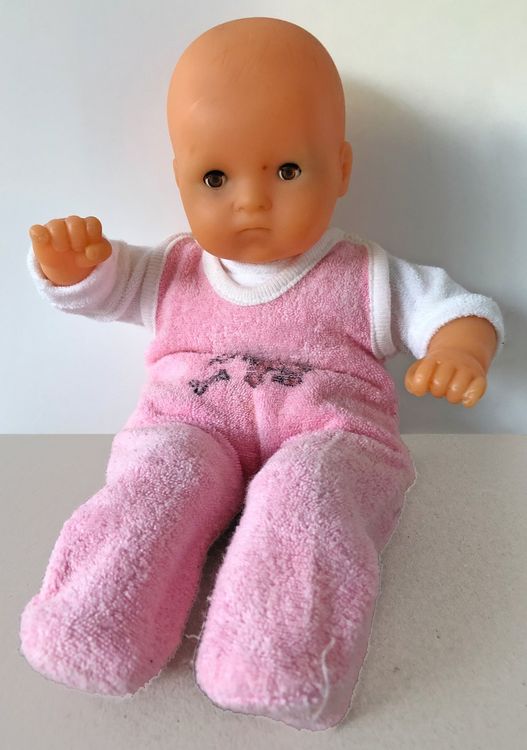 Alte Bebé-Puppe Corolle 1981 mit Kleid und Schlafaugen (Gebraucht) in ...