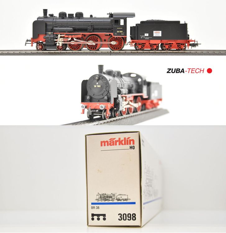 Märklin 3098 Dampflok BR 38 DB, H0 WS Analog mit OVP (Gebraucht) in St. Gallen für CHF 26 – mit ...