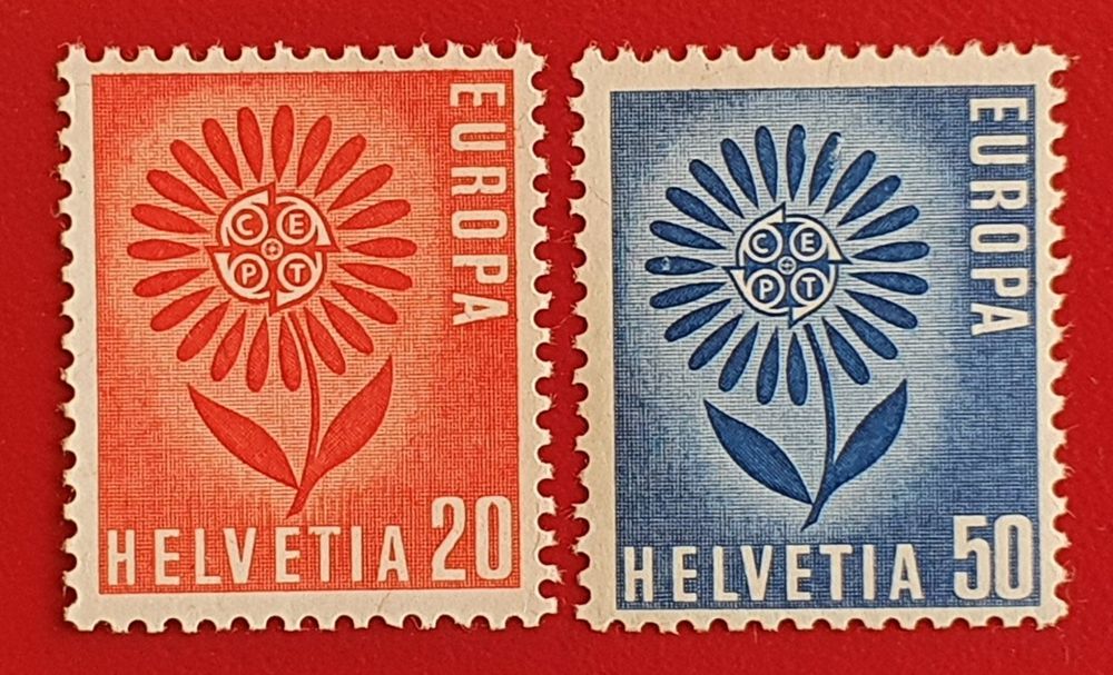 EUROPAMARKEN CEPT Z 410 411 1964 PFR (Neu (gemäss Beschreibung)) in Düdingen für CHF 1.7 – mit ...