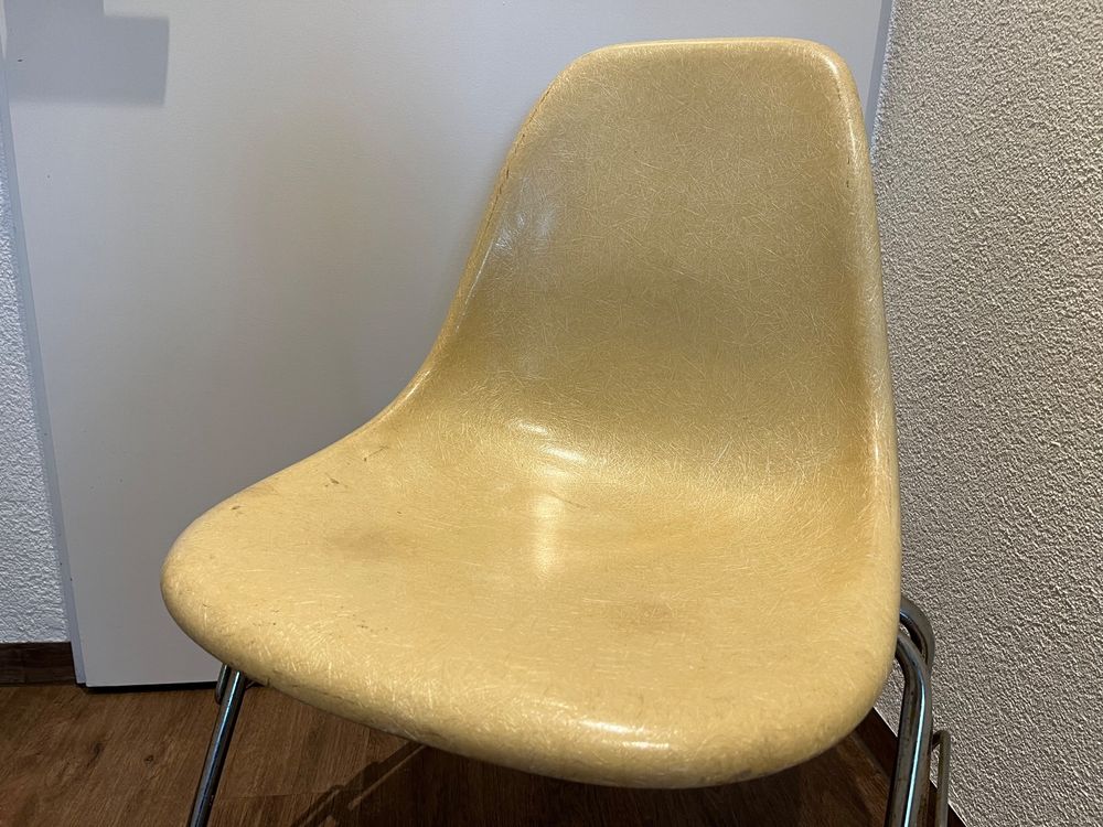 VITRA HERMAN MILLER STUHL FIBERGLAS ORIGINAL UM 1970 SELTEN | Kaufen ...