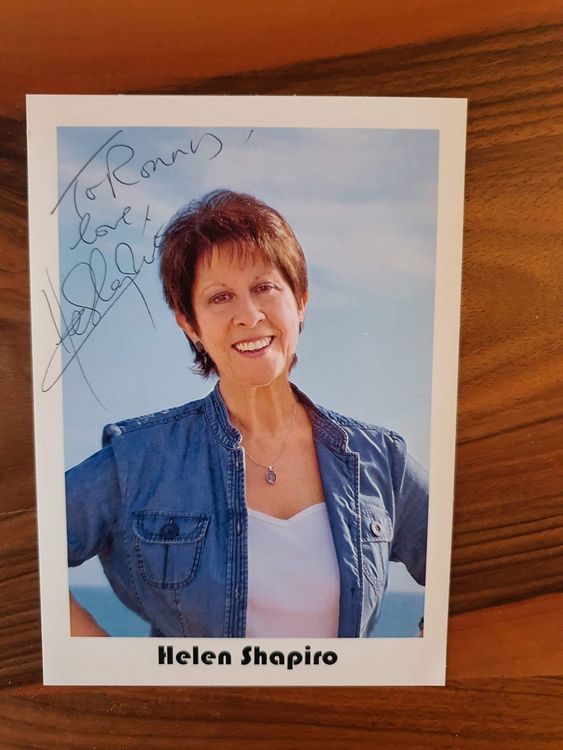 Helen Shapiro, handsigniert (Gebraucht) in Buchs ZH für CHF 7 – mit Lieferung auf Ricardo kaufen