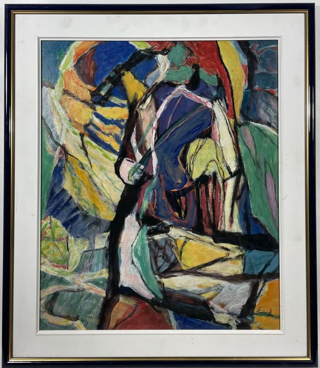 Grosses Abstrakt Gemälde Signiert | Kaufen auf Ricardo