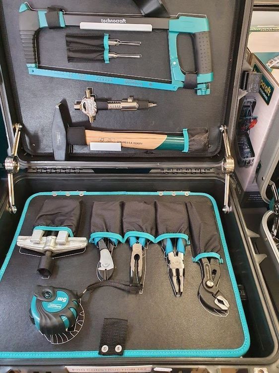 technocraft PP Werkzeugkoffer PRO CONSTRUCTION IP65 152-tlg. (Neu und ...