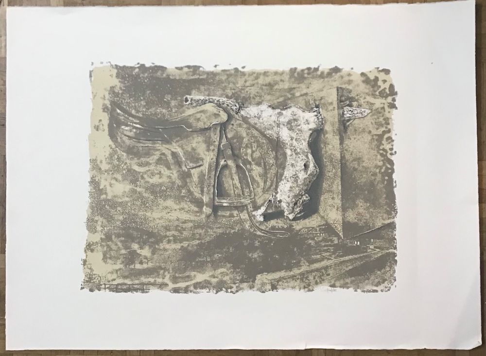 Grosse Interessante Lithographie Unleserlich Signiert (Gebraucht) in Root für CHF 5 – mit ...