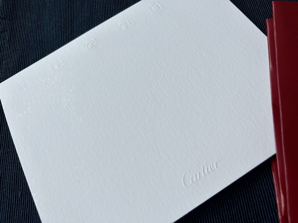 Cartier paper bag and envelope | Kaufen auf Ricardo