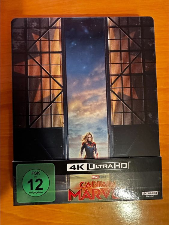 Captain Marvel - Steelbook Edition Blu-ray UHD 4K (2 Discs) (Neu ...