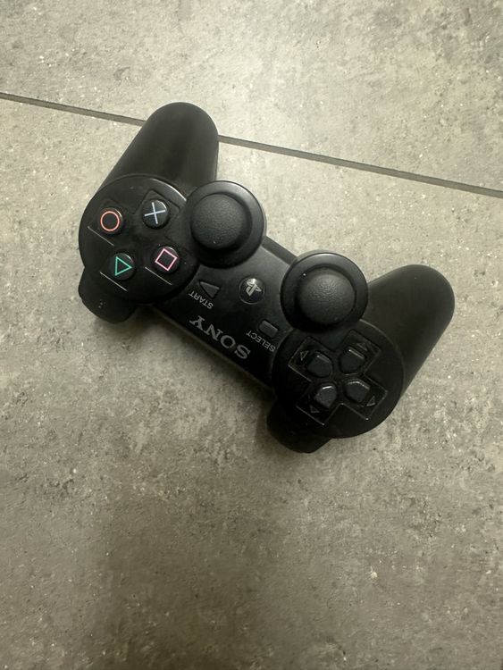 Original Sony Playstation 3 PS3 Controller Schwarz Top (Gebraucht) in ...