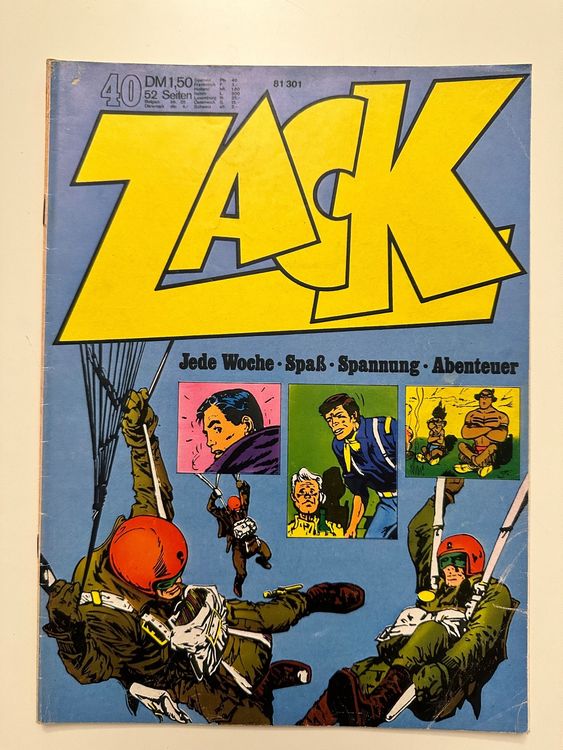 Rarität Zack Comics 40 von 1972 | Kaufen auf Ricardo