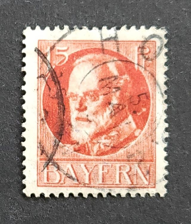 Altdeutschland Bayern-Mi 115 A (1916) (Gebraucht) in Hittnau für CHF 1 – mit Lieferung auf ...