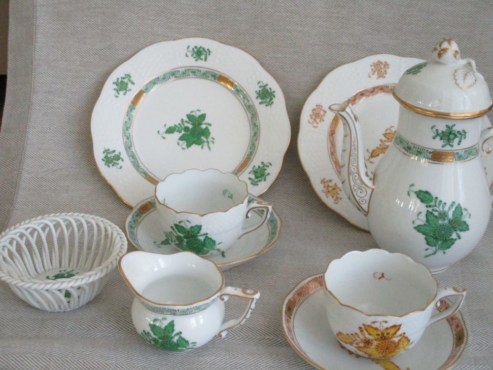 Herend Kaffeeservice Dekor Apponyi, makelloser Zustand | Kaufen auf Ricardo