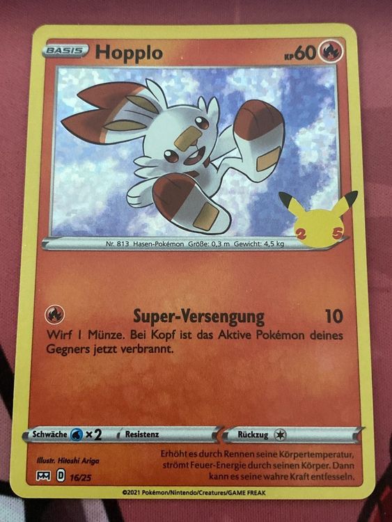 Pokemonkarte Hopplo holo McDonalds | Kaufen auf Ricardo
