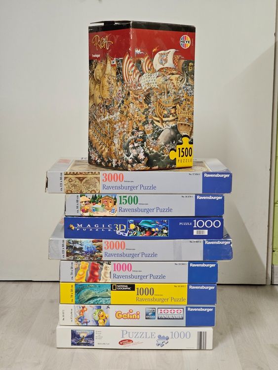 Diverse Puzzle (9 Stk.) 1000 bis 3000 Teile | Kaufen auf Ricardo