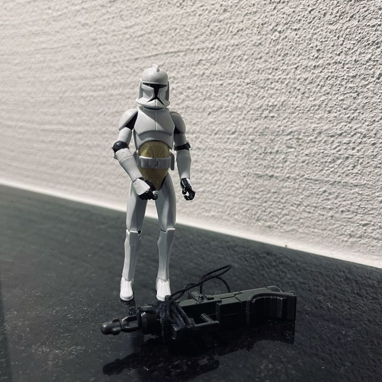 Hasbro Star Wars The Clone Wars Phase I Clone Trooper 3.75 (Usato) a ...