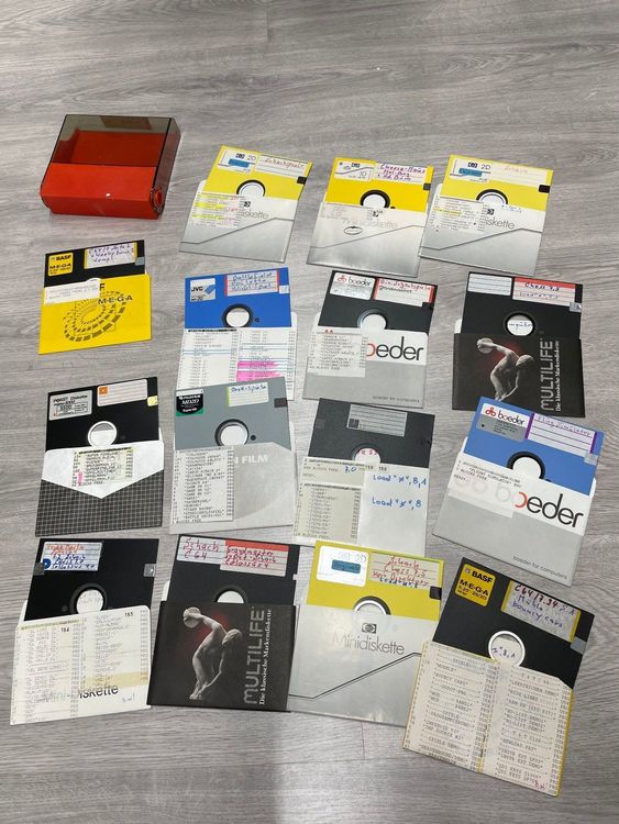 15x MD2D 5.25" C64 Disketten mit Box (Gebraucht) in für CHF 39 – mit ...