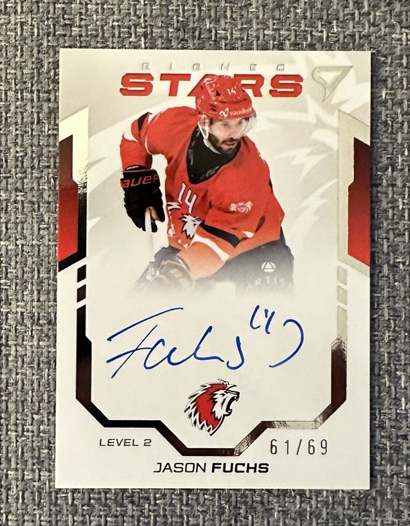 Jason Fuchs (Lausanne HC) Signed Stars 61/69 - Sportzoo | Kaufen auf ...