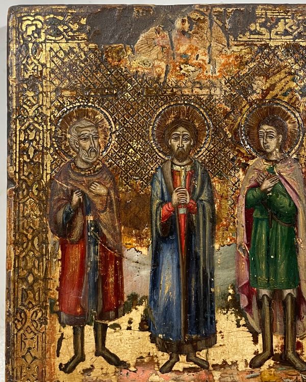 Alte Heilige Ikone Gemälde (Gebraucht) in Root für CHF 170 – mit Lieferung auf Ricardo kaufen