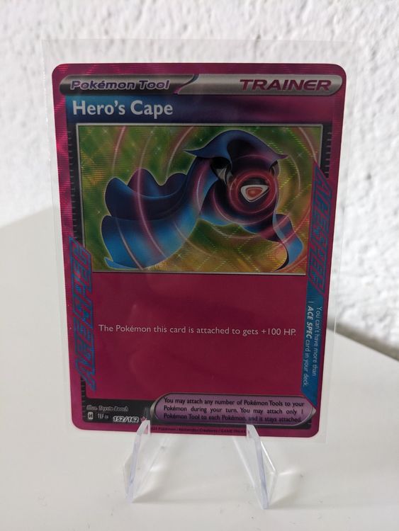 Pokemon Temporal Forces - Hero's Cape 152/162 ( EN ) (Neu und ...
