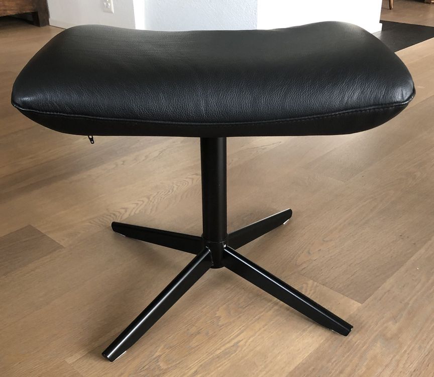 ARNOLD Hocker (Leder schwarz) | Kaufen auf Ricardo