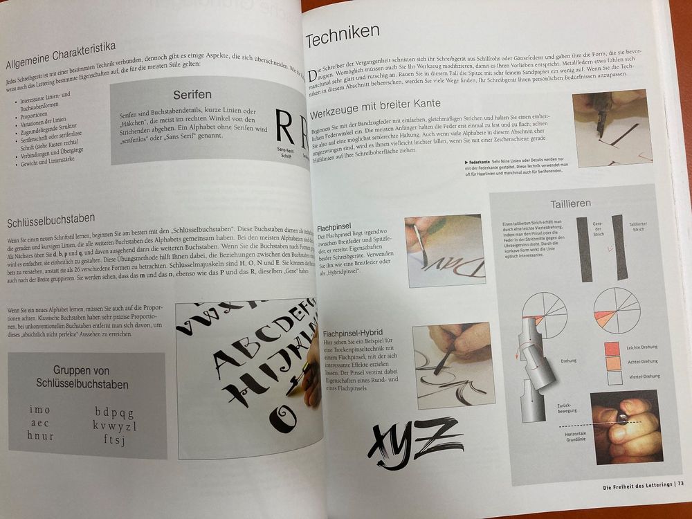 Die Kunst des Zeichnens, Kalligraphie / Lettering (Gebraucht) in Baden ...