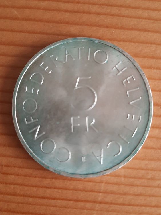 5 Franken Gedenkmünze 1963 Silber gem. Bilder | Kaufen auf Ricardo