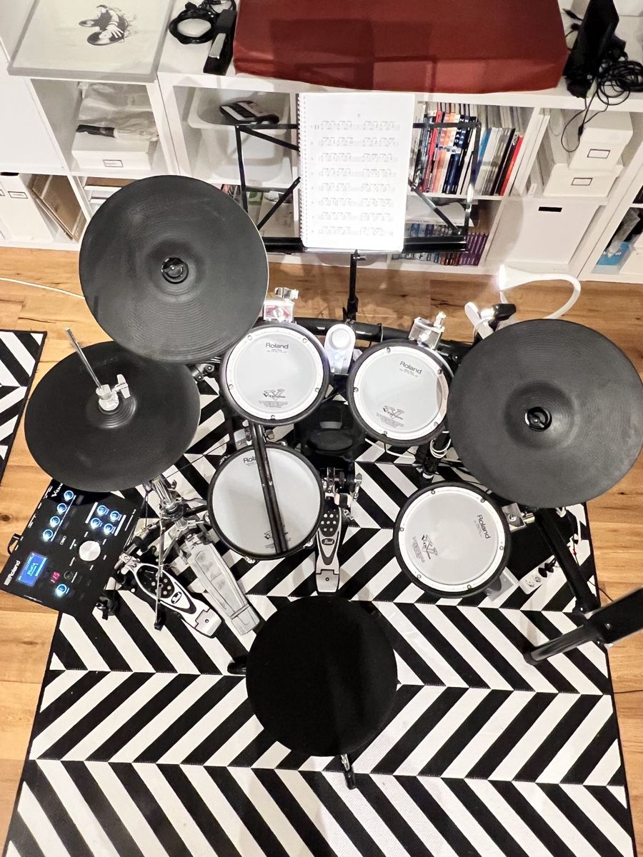 Roland V-Drums TD-25 E-Drum inkl. Pearl Double Bass Pedal (Gebraucht ...