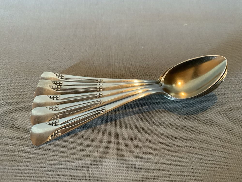 Original Albert Mayer WMF Jugendstil Löffel 6 Stück um 1920s (Gebraucht ...