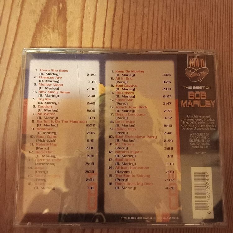Bob Marley: The Best of - Double Gold CD (Gebraucht) in Ganterschwil ...