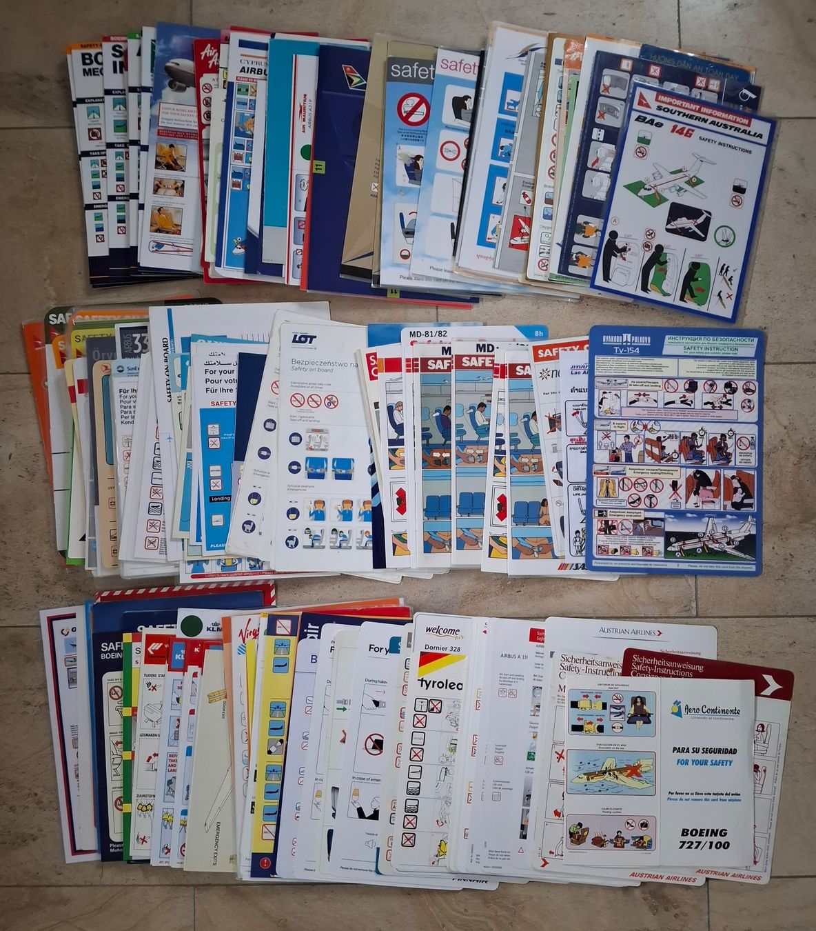 SAFETY CARD - Superbe collection - 800 pièces - Anciens (D'occasion) à ...