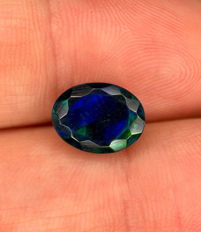 Nur ab 1 Fr. - 1.86 ct natürlicher Black Opal (Neu (gemäss Beschreibung ...