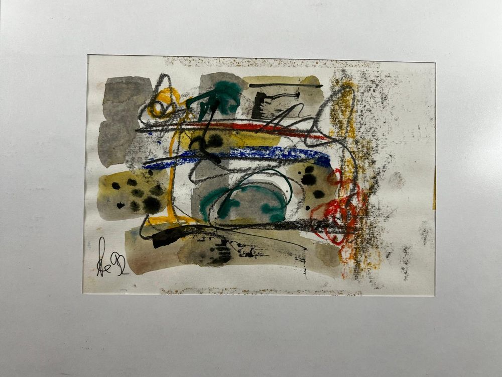 Alfons J. Keller (1924 -2003) Abstrakte Mischtechnik (Gebraucht) in Neuhausen am Rheinfall für ...