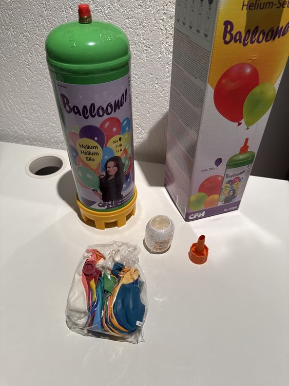 Helium-Set ballooner CFH 30x Ballone inklusive | Kaufen auf Ricardo