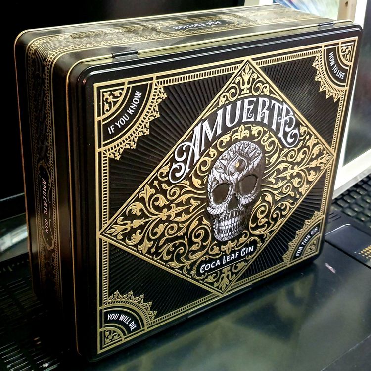 Amuerte Totenkopf Blechdose / Aludose | Kaufen auf Ricardo