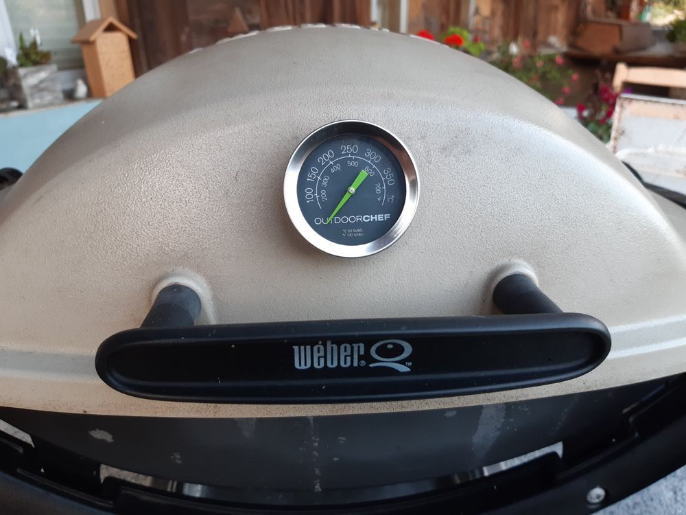 Gasgrill Weber Q100, revidiert und grillbereit ! (Gebraucht) in Messen ...