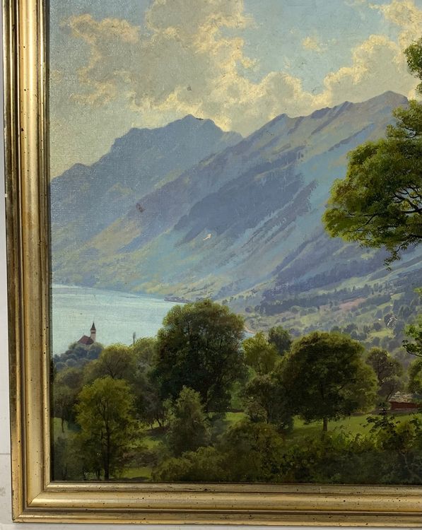 Wilhelm Bernhard Benteli (1839-1924) Gemälde -Brienzer (Gebraucht) in ...