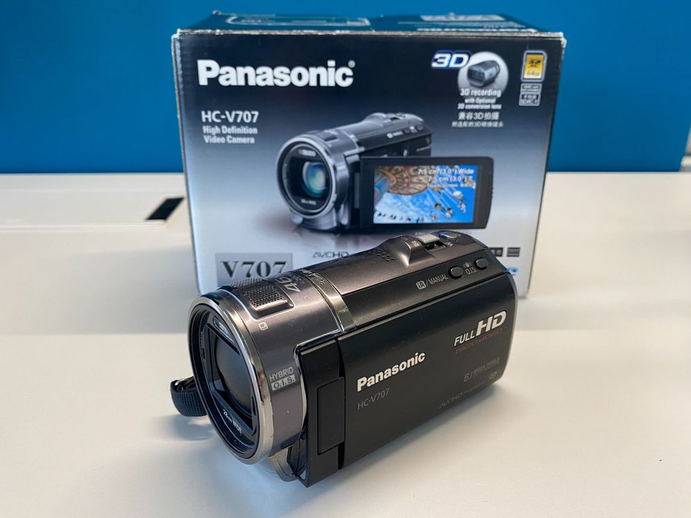 Panasonic HC-V707 Camcorder inkl. Mikrofon (Gebraucht) in Zürich für CHF 54 – mit Lieferung auf ...