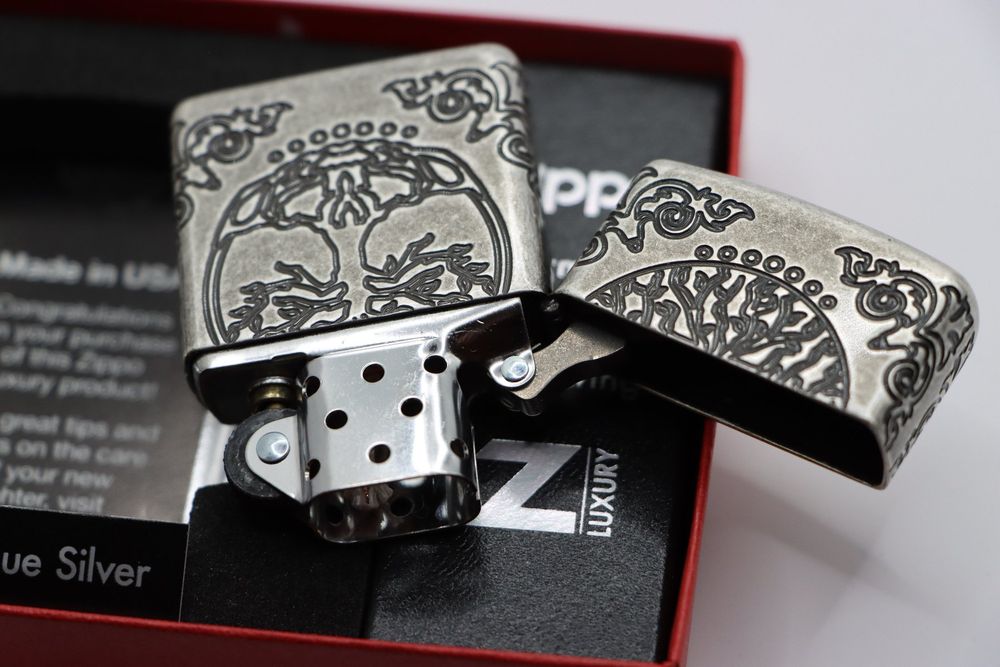 Zippo Tree of Life Antique Silver | Kaufen auf Ricardo