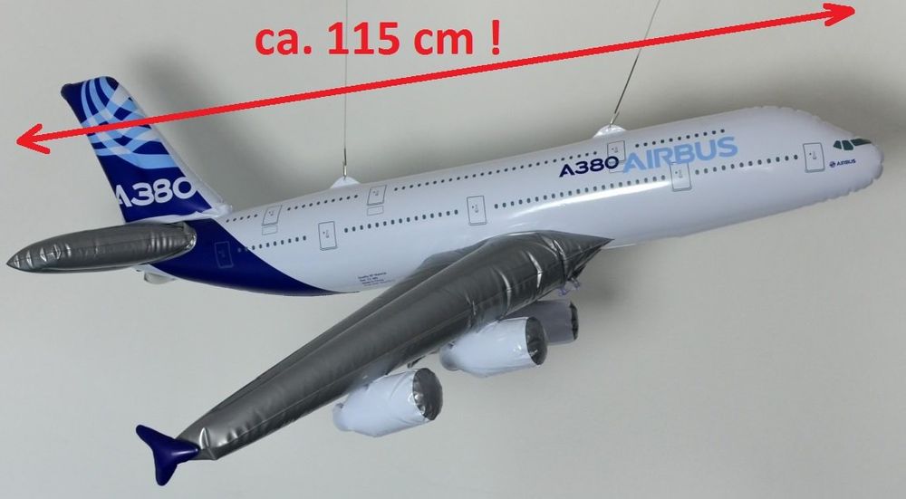 AIRBUS A380 aufblasbar Länge ca. 115 cm! >>> TOP