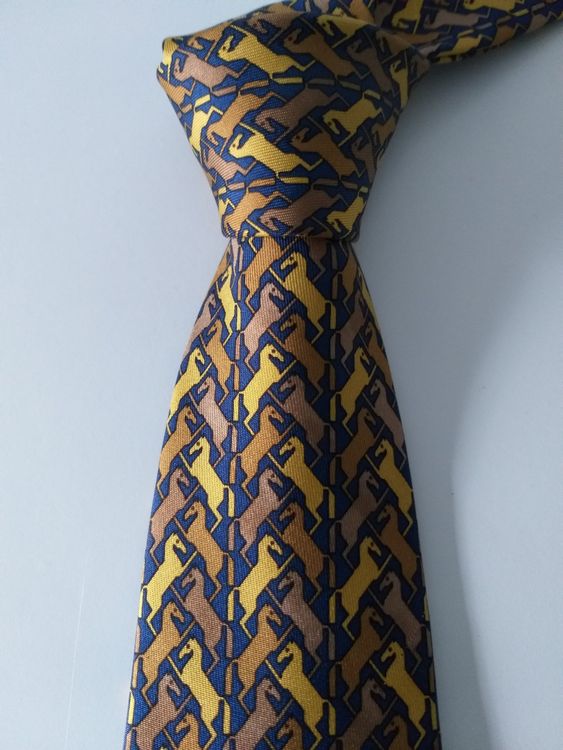 HERMES Cravate en soie / seiden Krawatte N° 901 HA (Gebraucht) in für ...