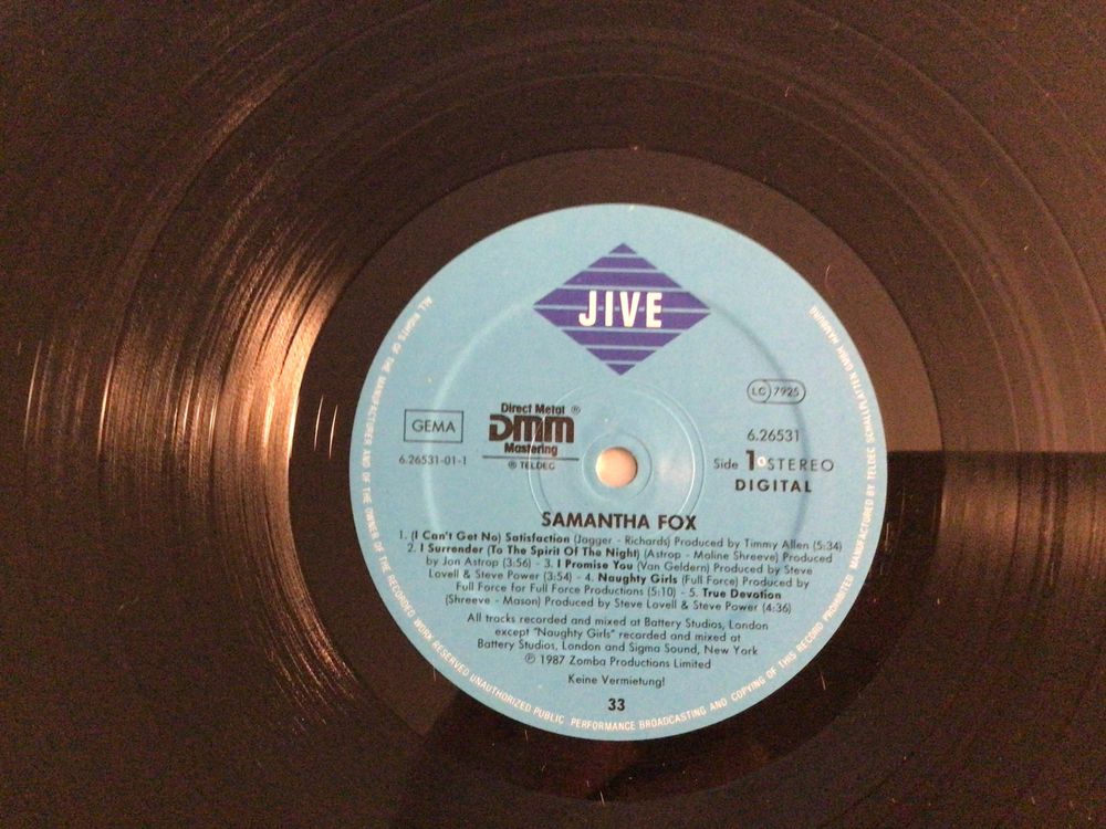 SAMANTHA FOX, LP,1987 | Kaufen auf Ricardo