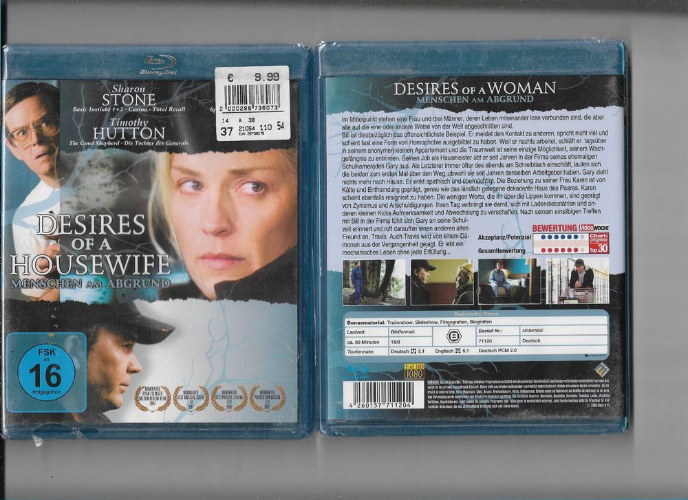 MENSCHEN ABGRUND SHARON STONE & TIMOTHY HUTTON | Kaufen auf Ricardo