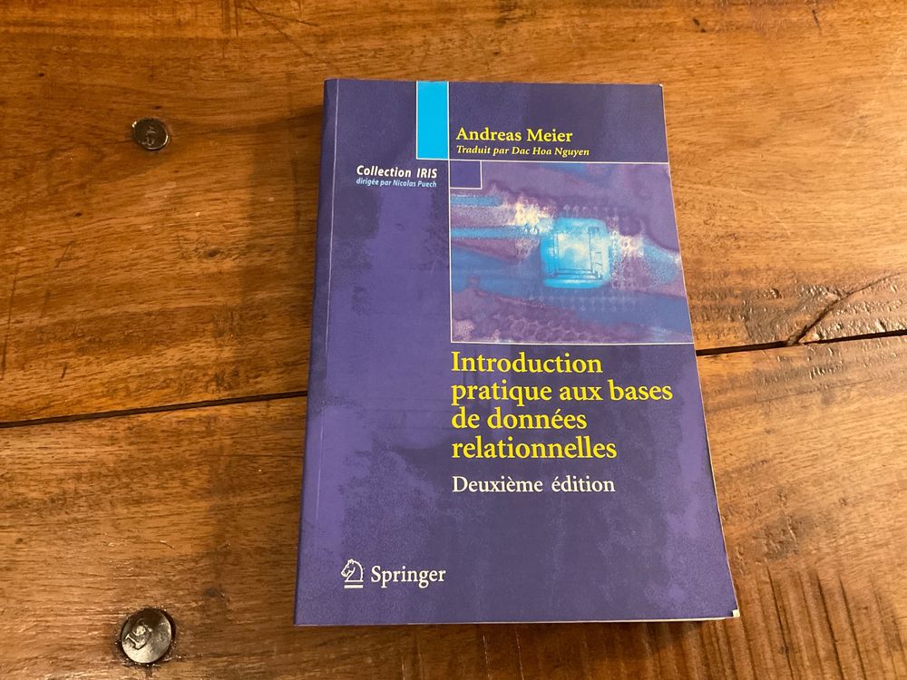 Introduction Bases De Données Relationnelles 2ème Edition Gebraucht