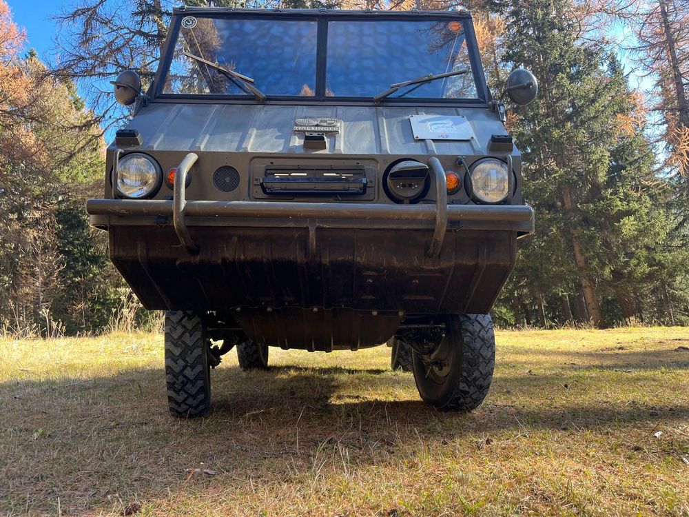 Haflinger Steyr Puch Typ 700 AP, Werfer BANTAM L gl 4x4 (Gebraucht) in St. Moritz für CHF 17900 ...