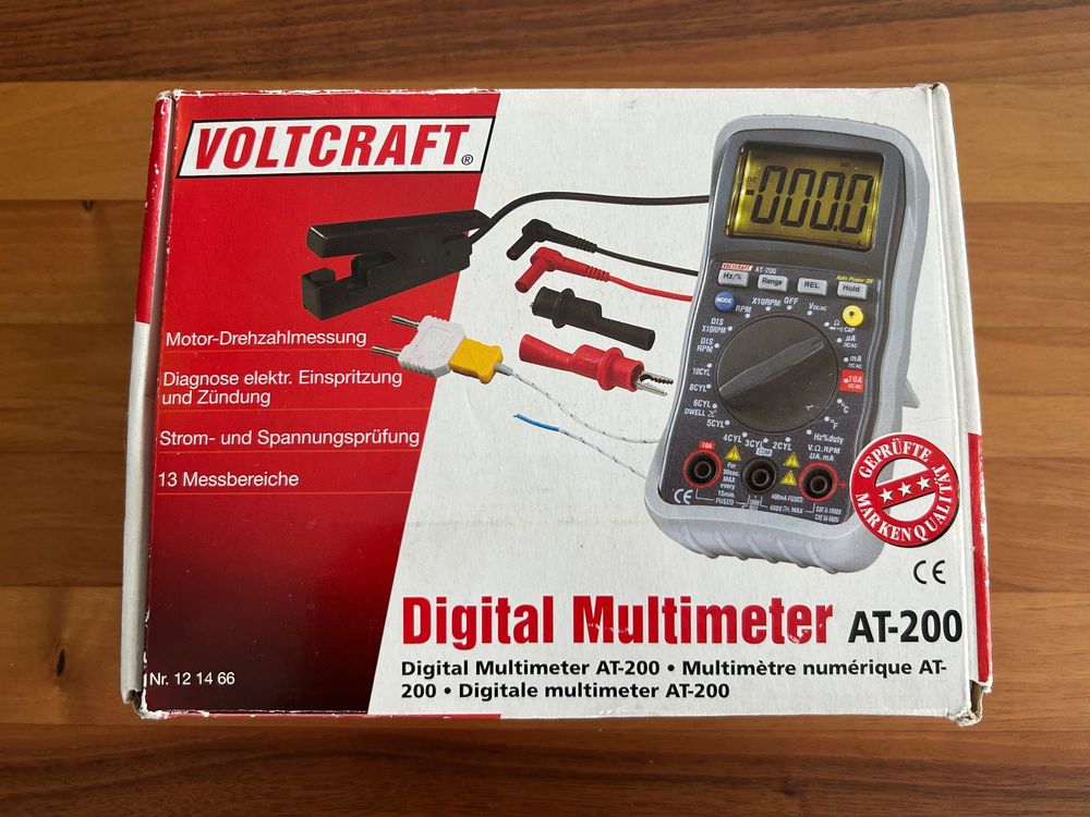 Voltcraft Digital Multimeter AT-200 (Gebraucht) in Thalwil für CHF 13 – nur Abholung auf Ricardo ...