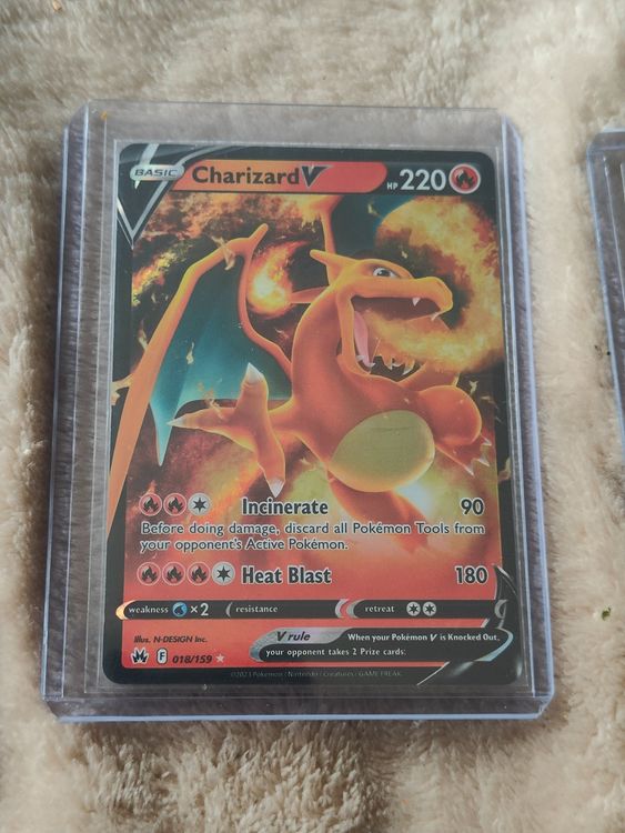 CRZ 018 Charizard V EN Crown Zenith | Kaufen auf Ricardo