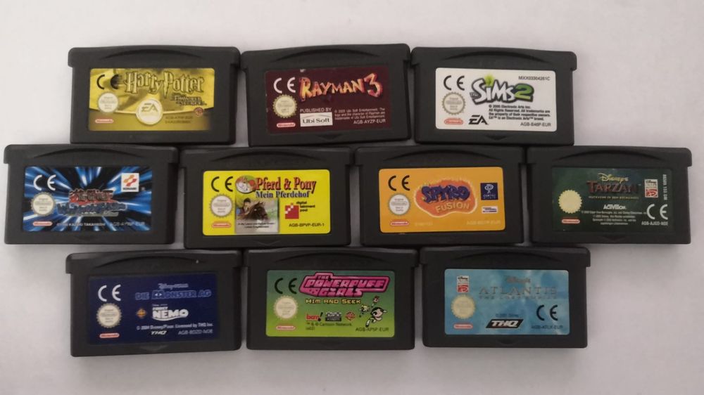 10 SPIELE, NINTENDO GAMEBOY ADVANCED, 10 GAMES (Gebraucht) in St ...