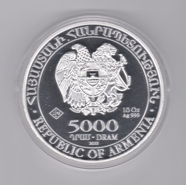 Armenia 5000 Dram 2022 10 Unzen Arche Noah | Kaufen auf Ricardo
