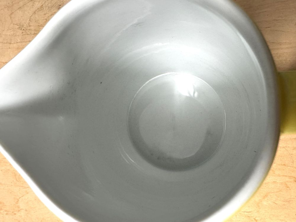 Toller alter Krug Rössler gelb 1 Liter - 14 cm hoch (Gebraucht) in ...