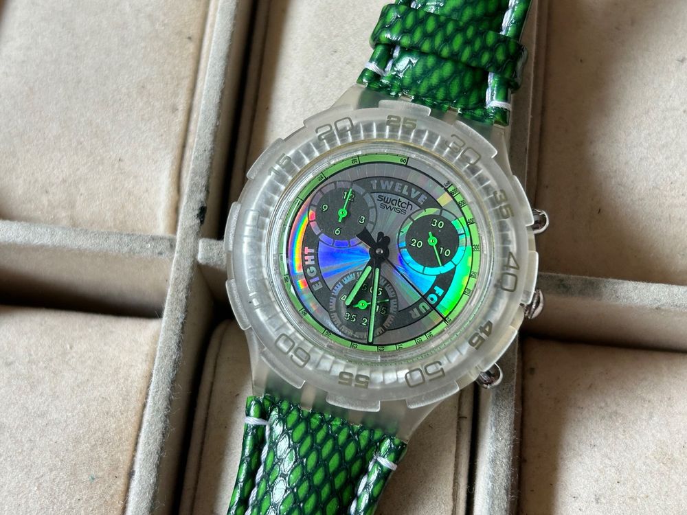 Swatch chronographe 43mm fonctionne 1993 (D'occasion) à Delemont pour ...